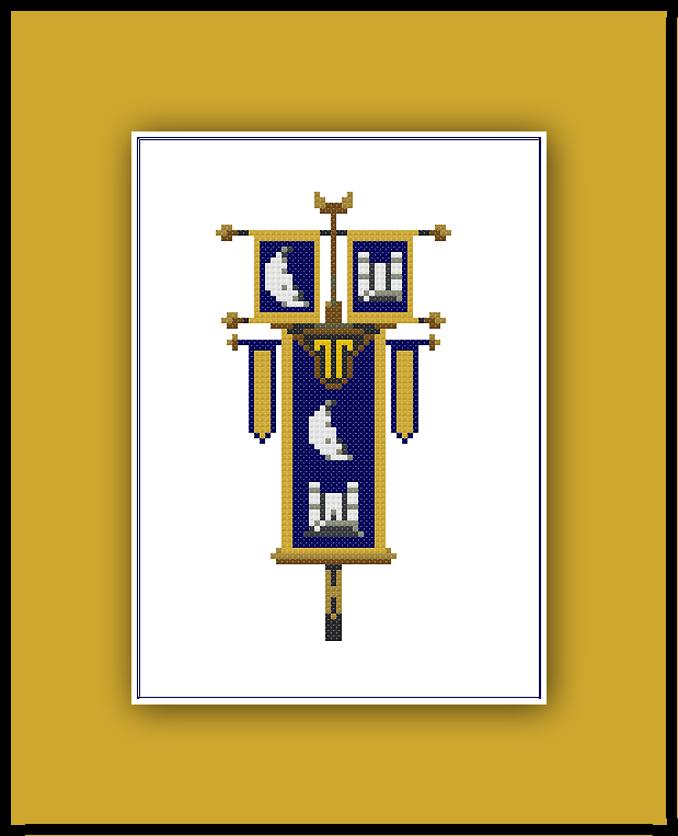 Runescape Cross Stitch Pattern Clan Vexillum – Cross Stitch Quest