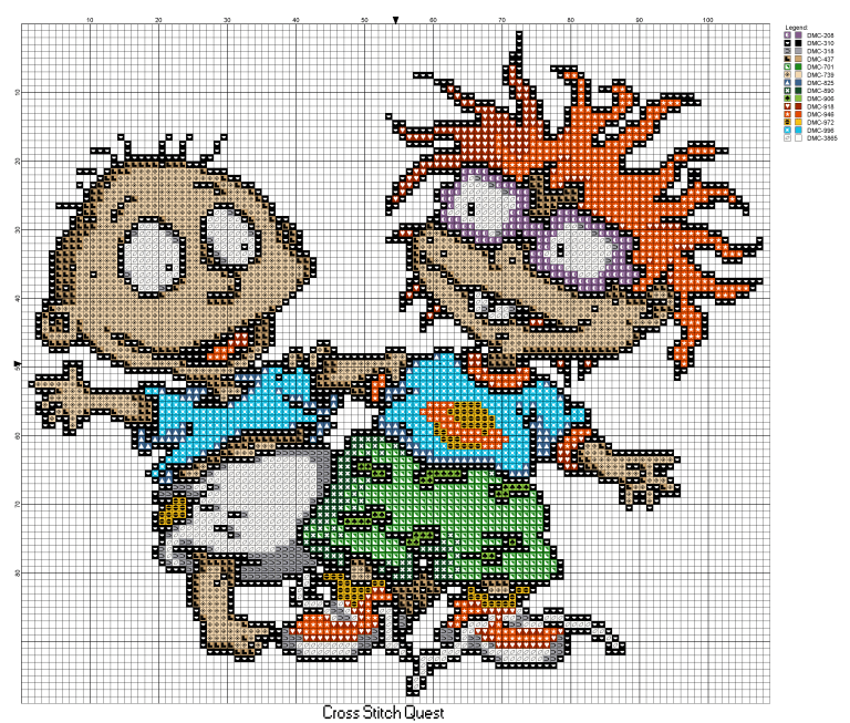 Rugrats Cross Stitch Pattern – Cross Stitch Quest