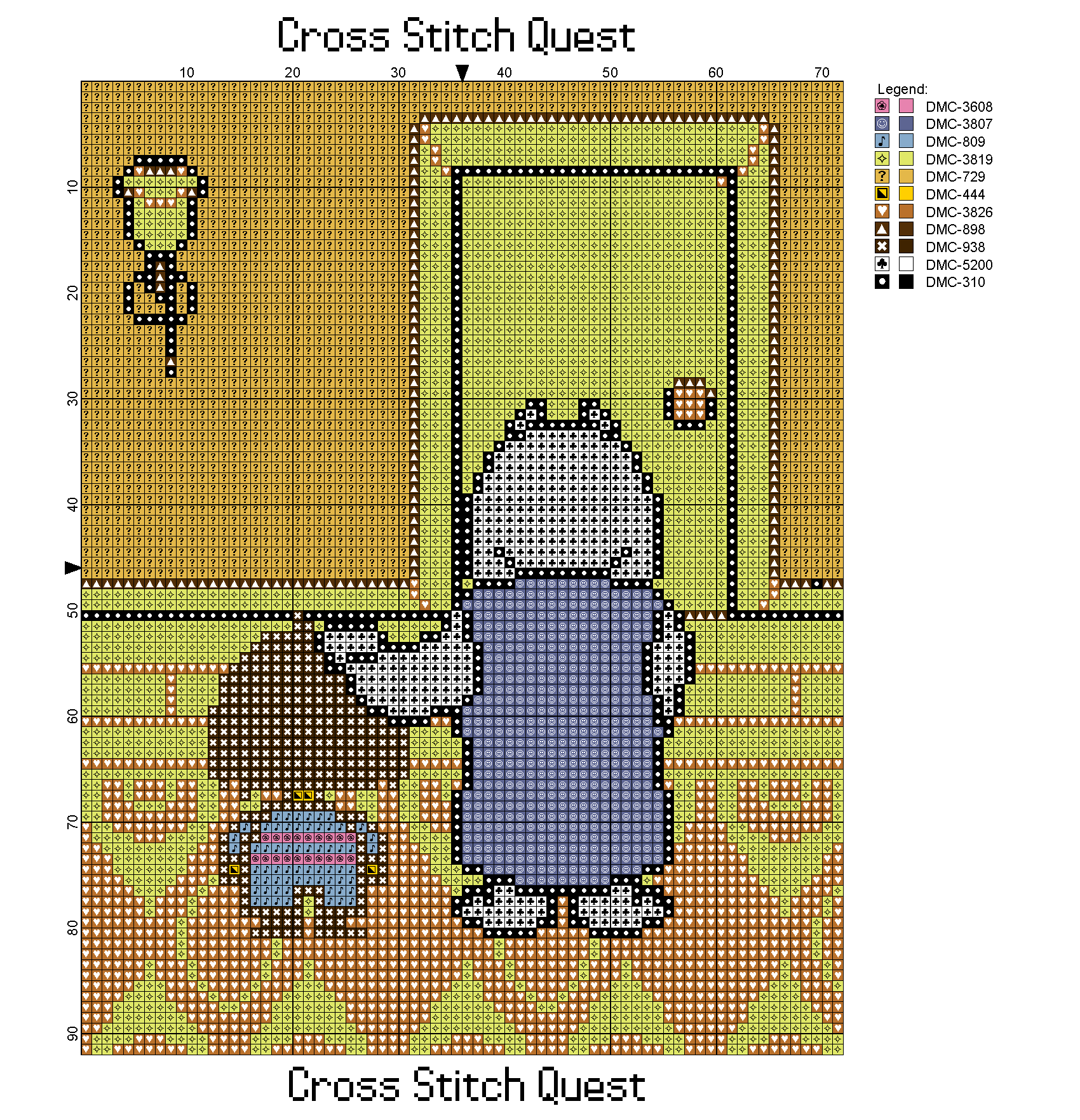 Free Undertale Cross Stitch Pattern Toriel and Frisk – Cross Stitch Quest