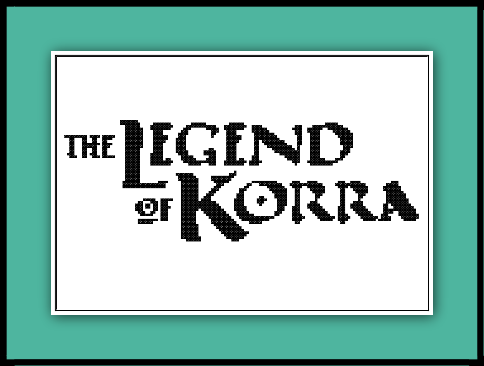 Free Legend of Korra Cross Stitch Pattern Avatar The Last Airbender ...