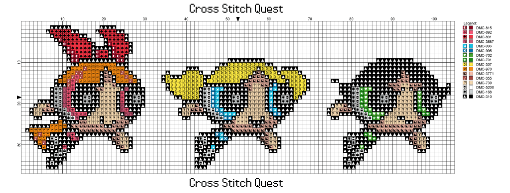 Free Power Puff Girls Cross Stitch Pattern – Cross Stitch Quest