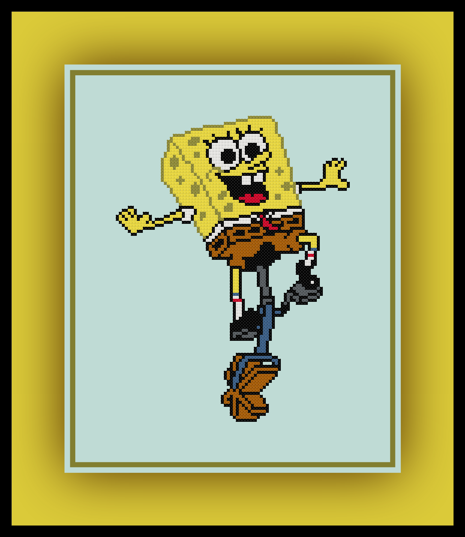 Free SpongeBob Cross Stitch Pattern – Cross Stitch Quest