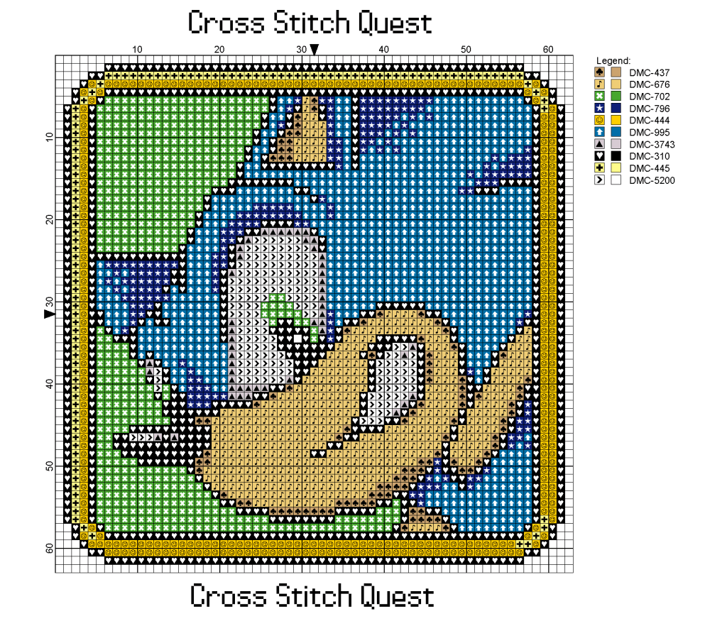 Free Sonic Cross Stitch Pattern Sonic the Hedgehog – Cross Stitch Quest