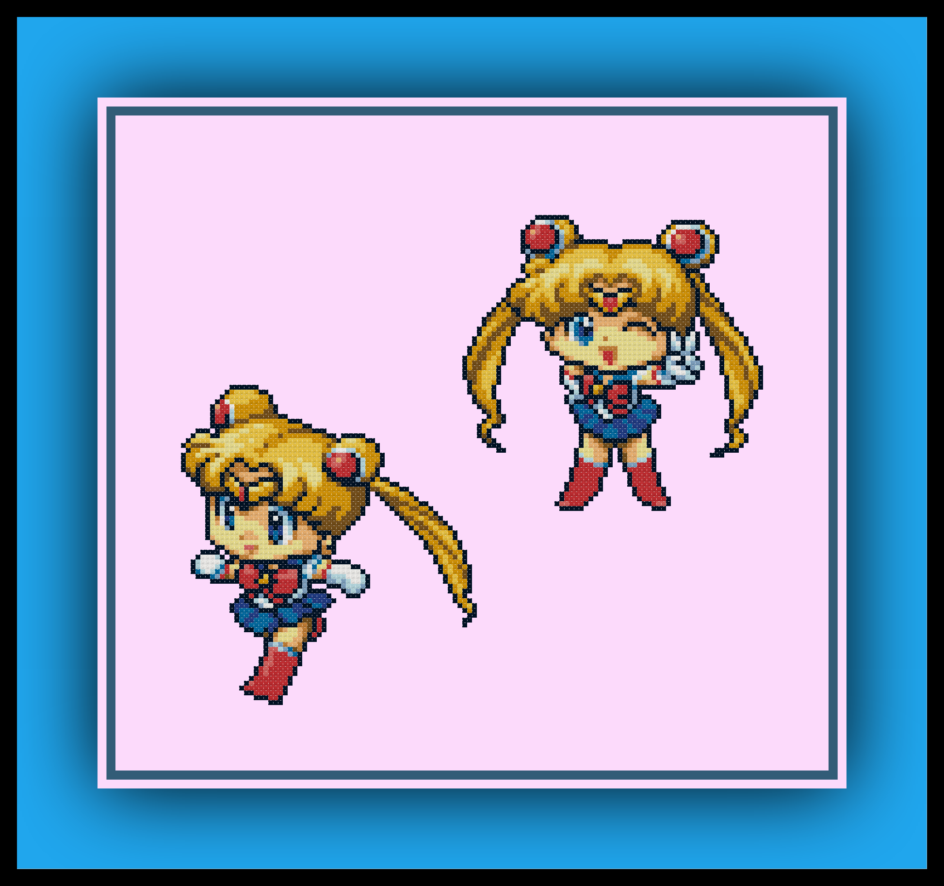 Free Sailor Moon Cross Stitch Pattern Chibi Style – Cross Stitch Quest