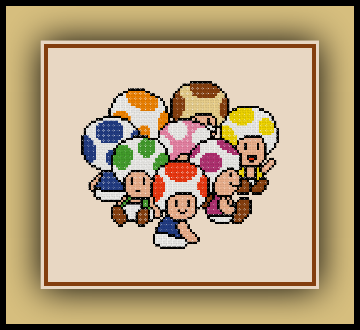 Free Toad Cross Stitch Pattern Mario – Cross Stitch Quest