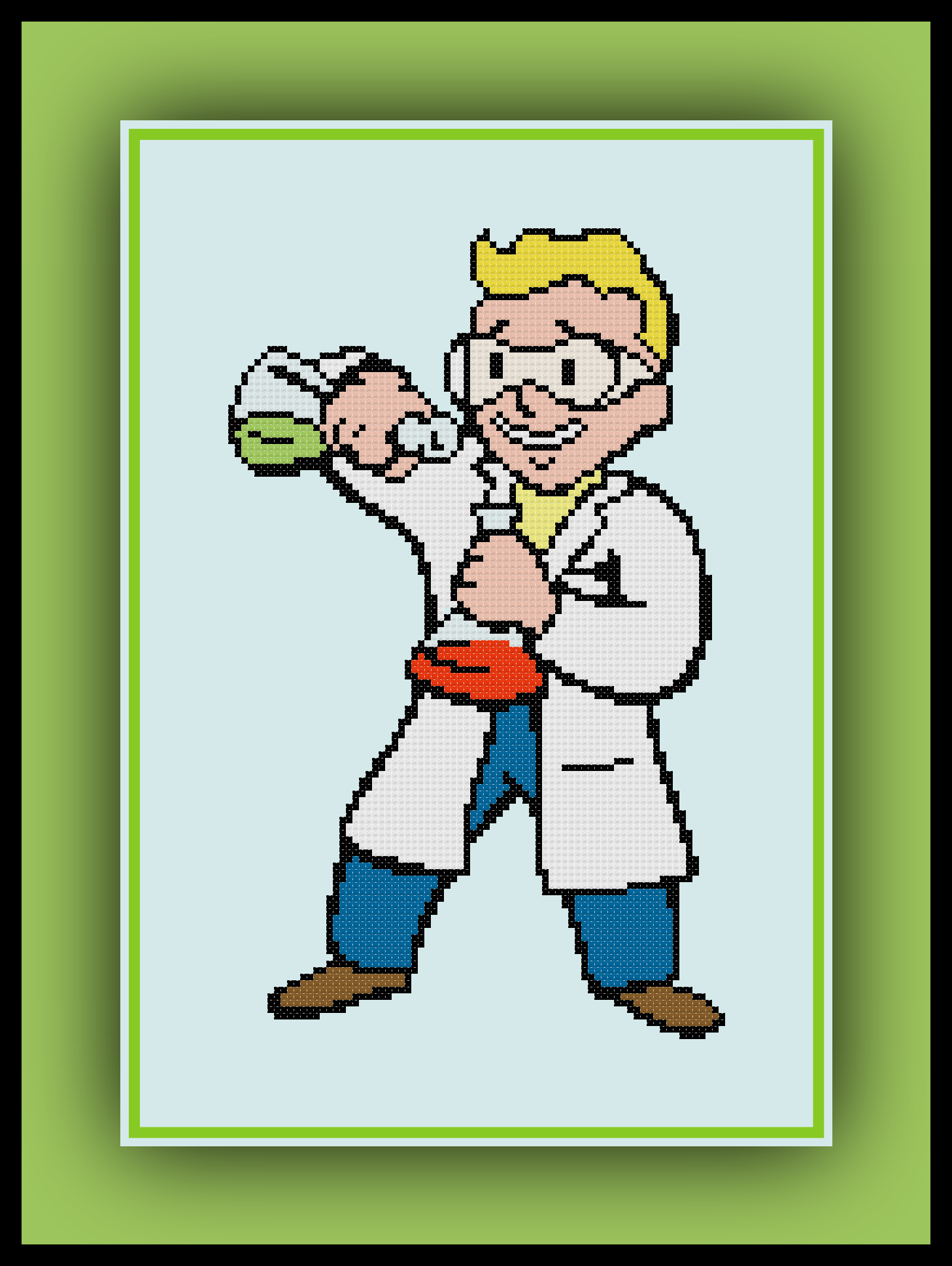 Free Fallout Cross Stitch Pattern Science Skill – Cross Stitch Quest