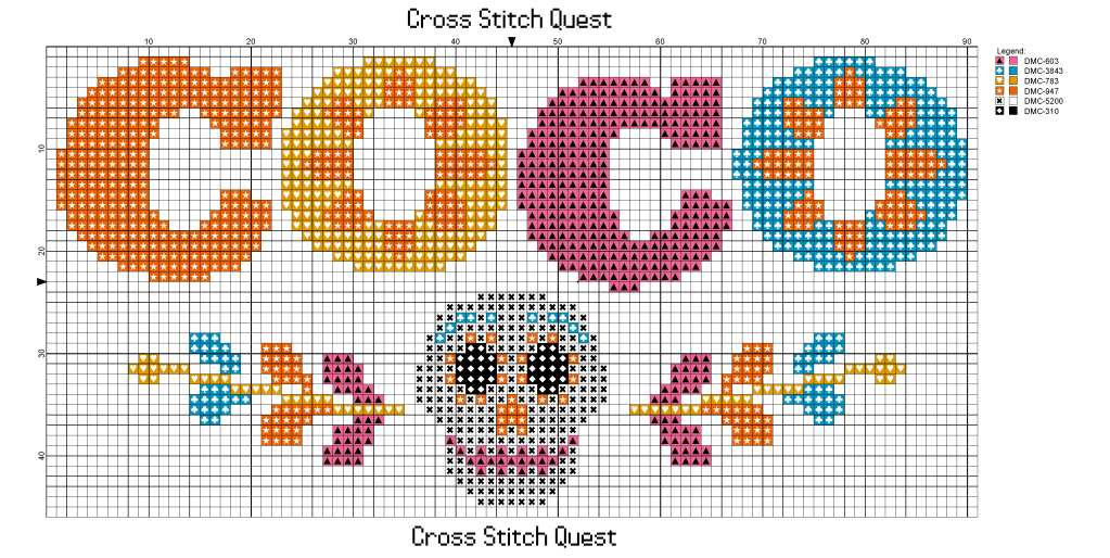 Free Pixar’s Coco Cross Stitch Pattern Logo – Cross Stitch Quest