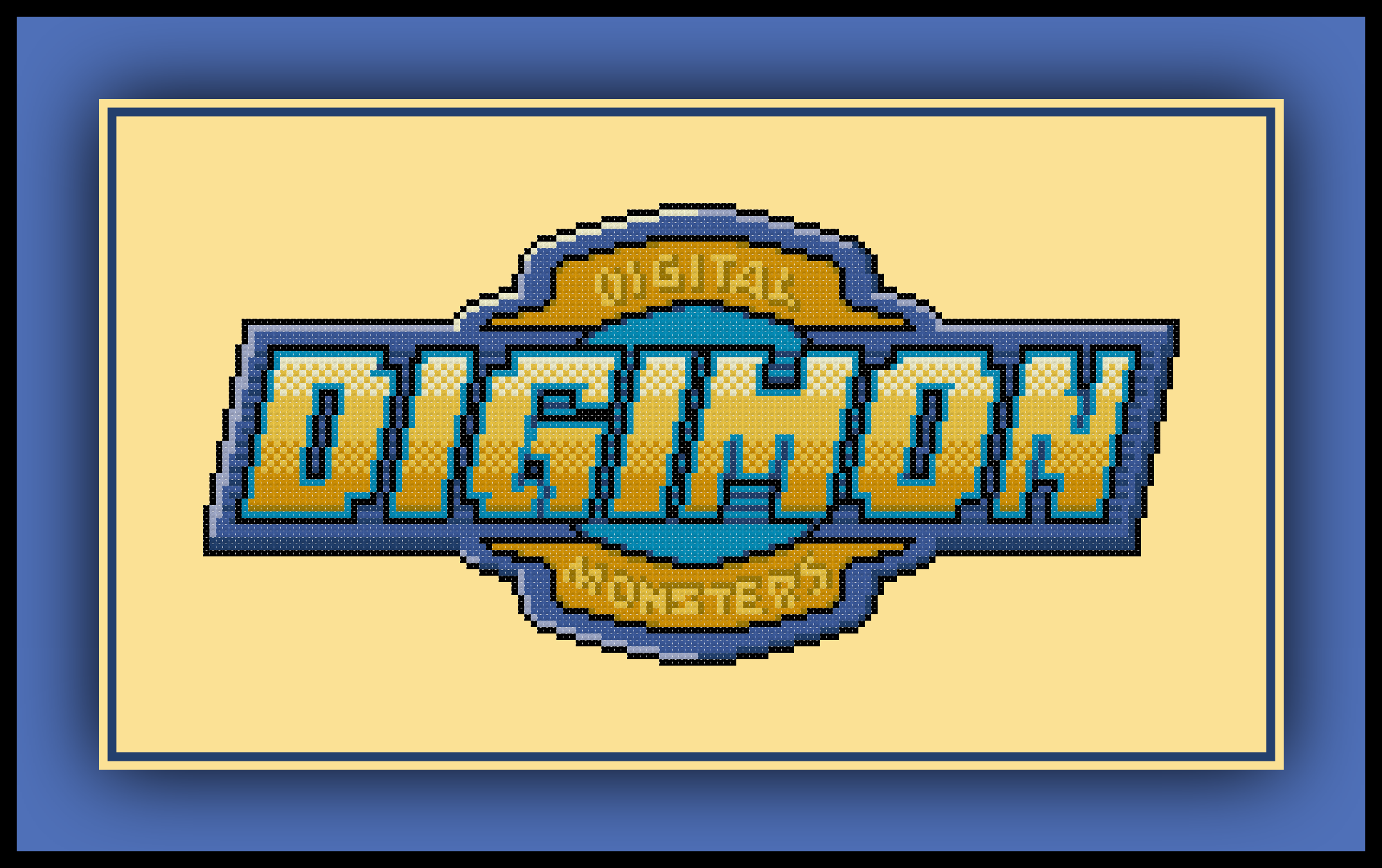 Free Digimon Cross Stitch Pattern Logo – Cross Stitch Quest