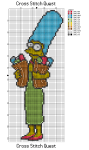 Free Marge Simpson Cross Stitch Pattern The Simpsons and Downsizing ...