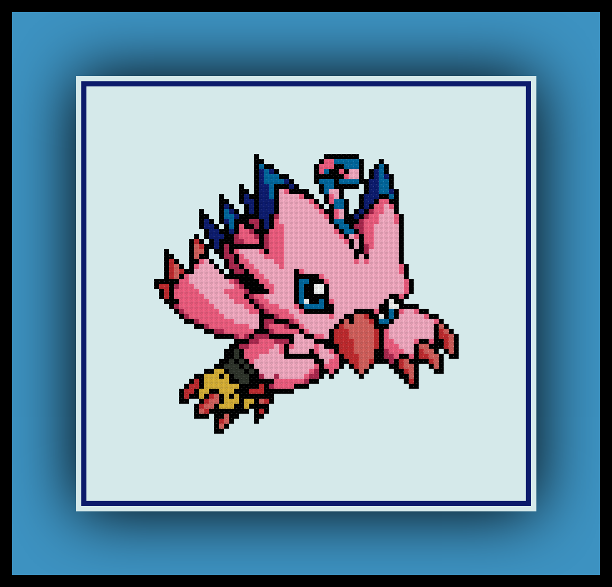 Free Biyomon Cross Stitch Pattern Digimon – Cross Stitch Quest