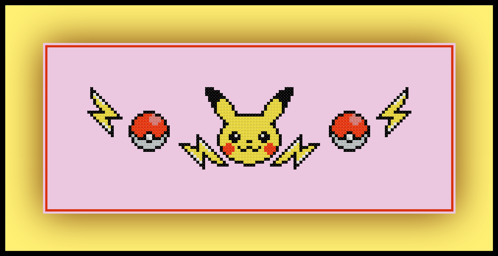 Free Pikachu Cross Stitch Pattern Pokemon Pokeball – Cross Stitch Quest