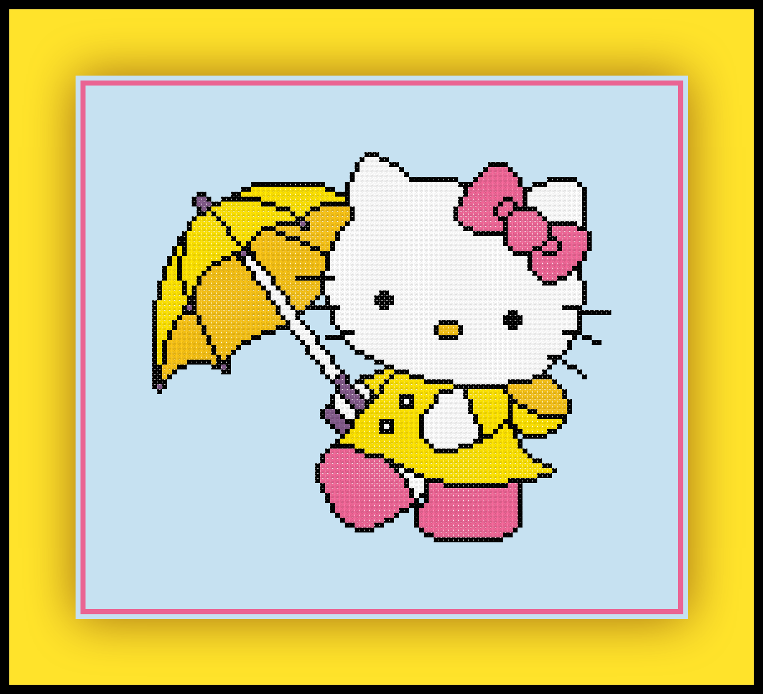 Patreon Only Hello Kitty Cross Stitch Pattern Umbrella in the Rain ...