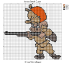 Free Elmer Fudd Cross Stitch Pattern Looney Tunes – Cross Stitch Quest