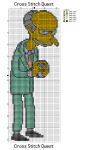 Free Mr. Burns Cross Stitch Pattern The Simpsons – Cross Stitch Quest