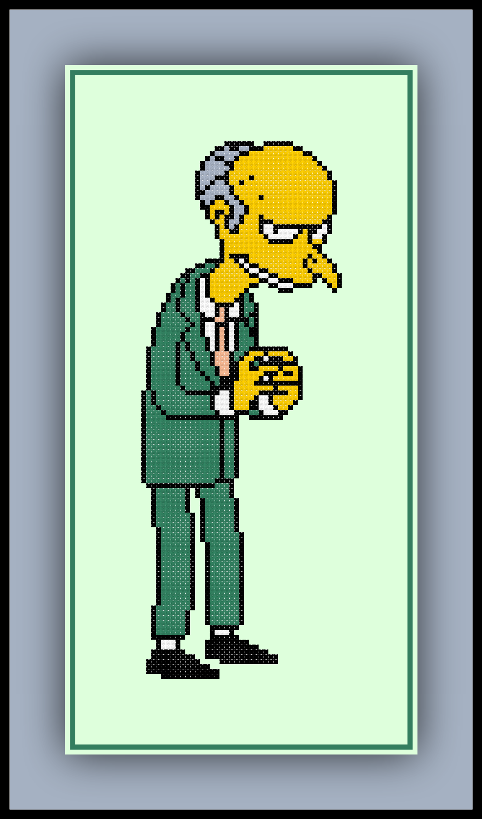 Free Mr. Burns Cross Stitch Pattern The Simpsons – Cross Stitch Quest