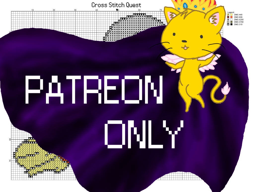 Patreon Only Casper Cross Stitch Pattern – Cross Stitch Quest