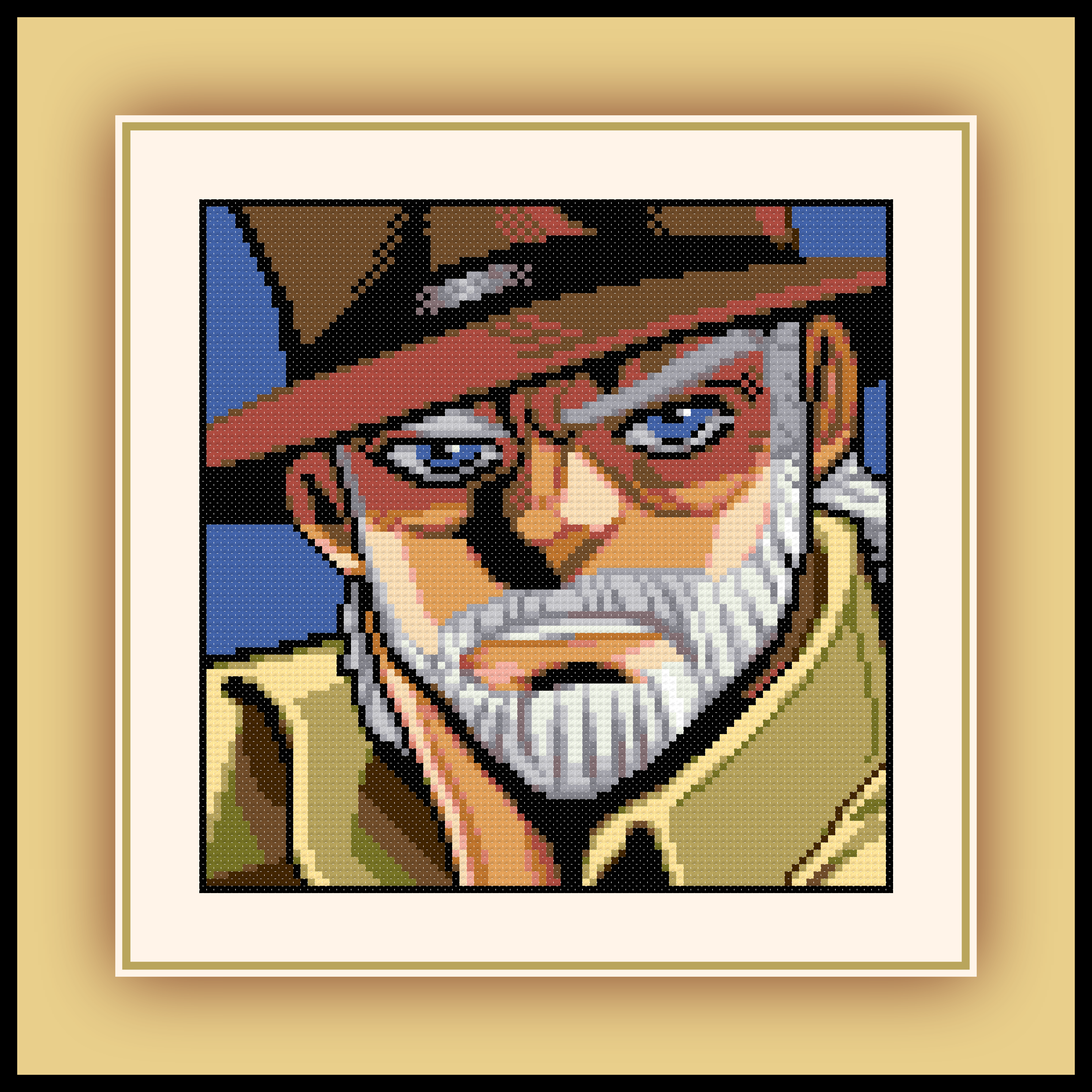 Free Joseph Joestar Cross Stitch Pattern JoJo’s Bizarre Adventure ...