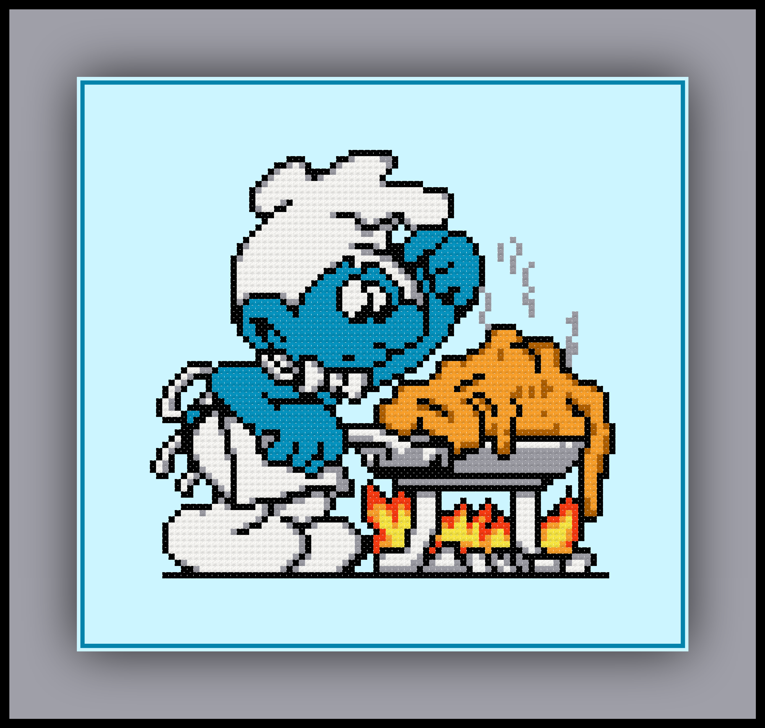 Free Chef Smurf Cross Stitch Pattern The Smurfs – Cross Stitch Quest