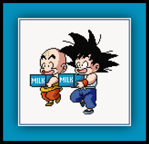 Patreon Only Goku and Krillin Cross Stitch Pattern Dragon Ball – Cross ...