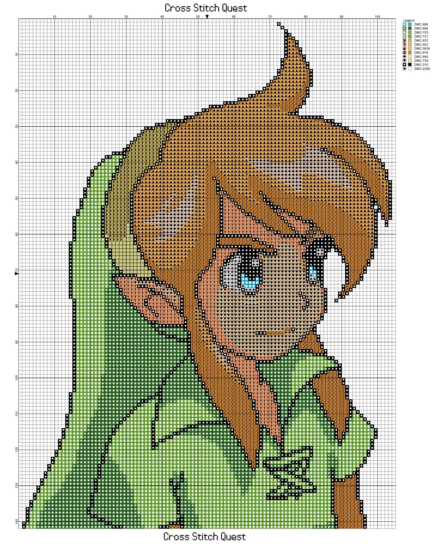 Free Link Cross Stitch Pattern Zelda – Cross Stitch Quest