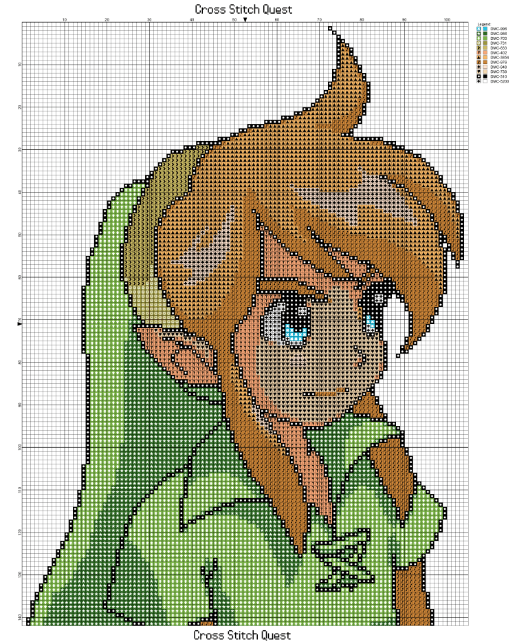 Free Link Cross Stitch Pattern Zelda – Cross Stitch Quest