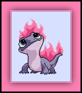 Patreon Only Bruni Cross Stitch Pattern Frozen 2 – Cross Stitch Quest