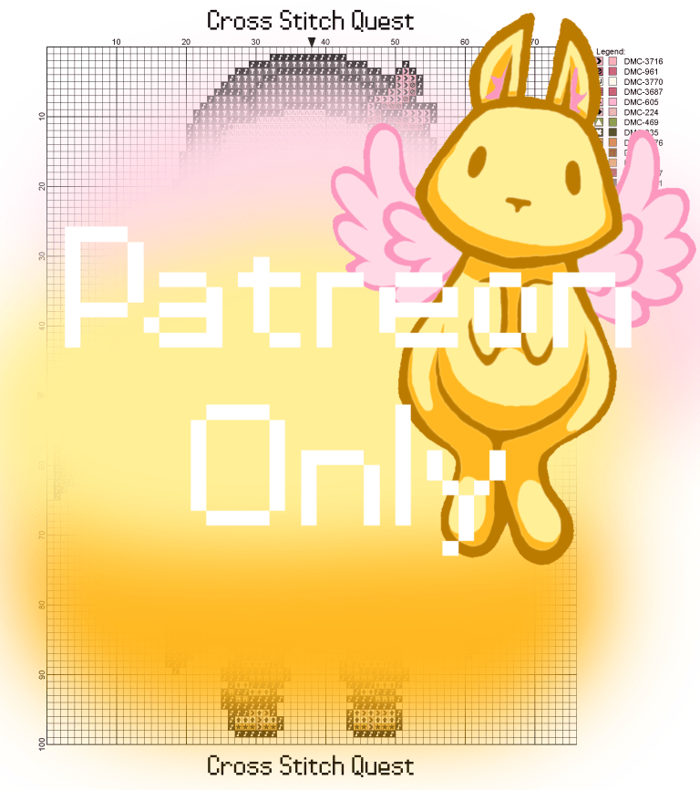 Patreon Only Nezuko Cross Stitch Pattern Demon Slayer – Cross Stitch Quest