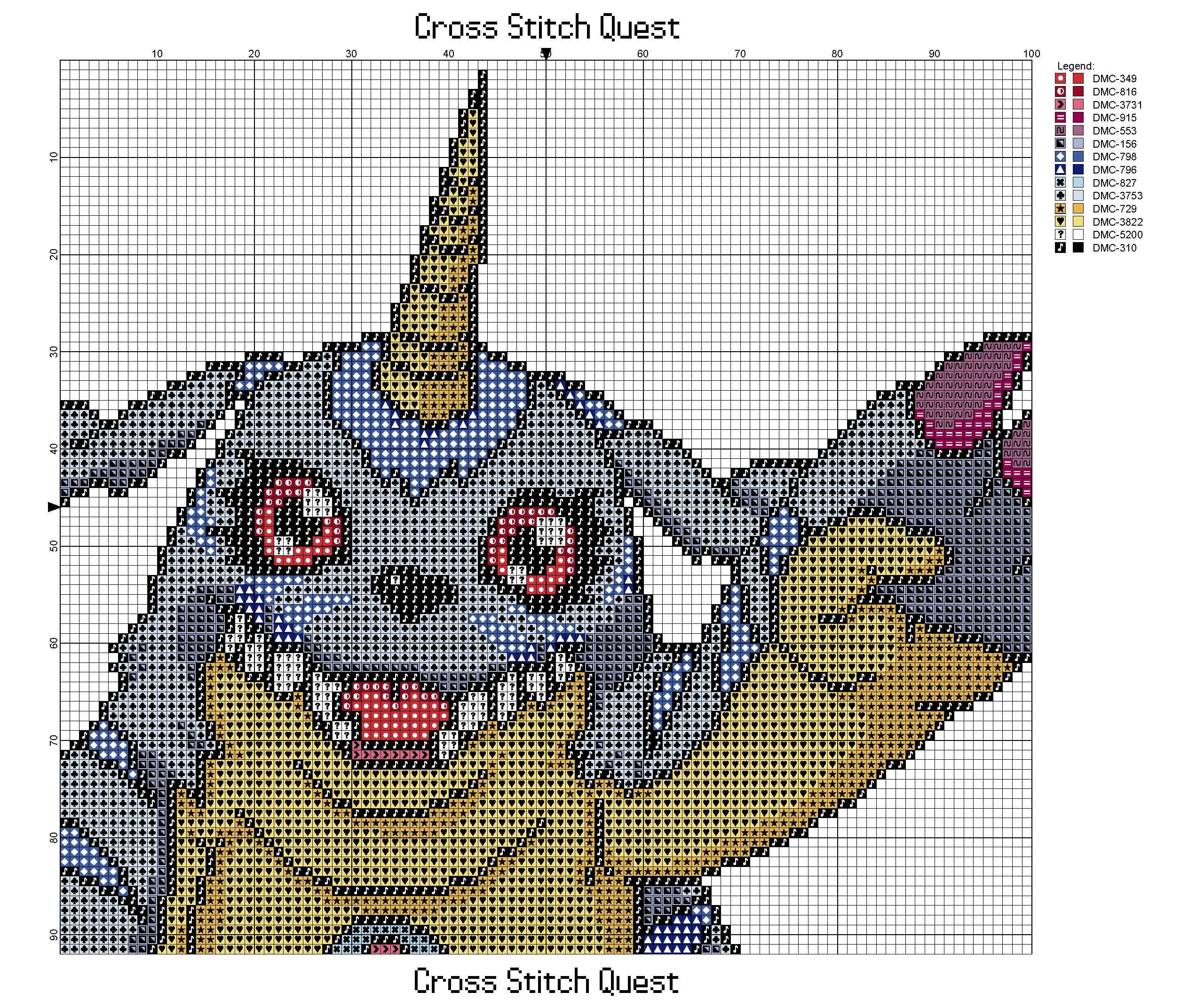 Patreon Only Gabumon Cross Stitch Pattern Digimon – Cross Stitch Quest